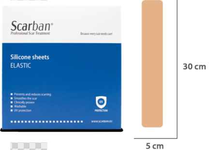 Scarban Elastic Silicone Sheets – OneUp Healthcare